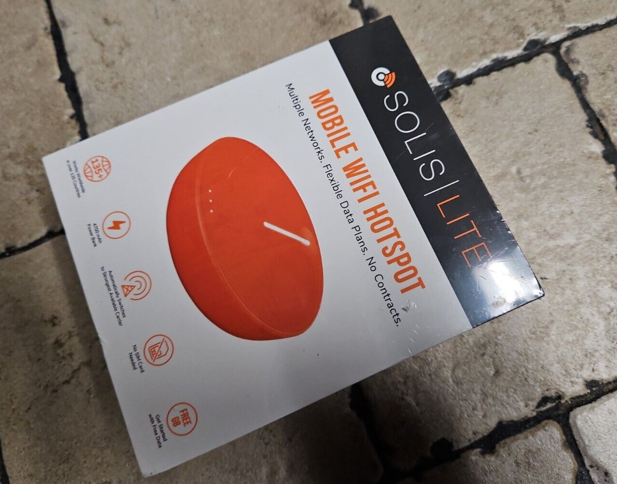 SIMO SOLIS LITE 4G LTE WIFI MOBILE HOTSPOT W 4700 mAh POWER BANK Lifet – TECHDaddy Accs