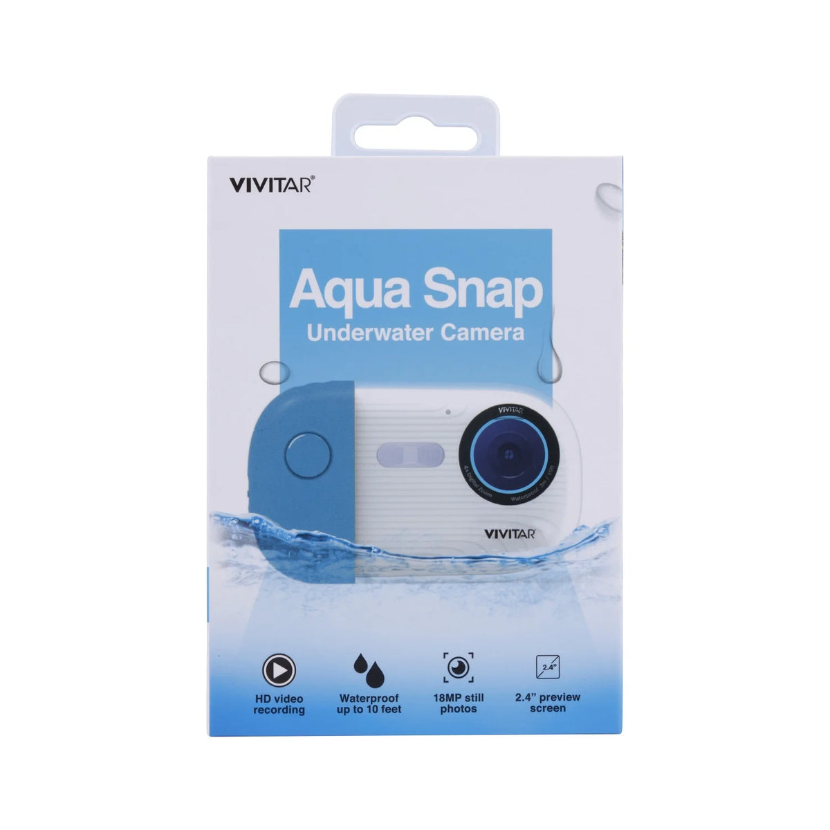 Vivitar Aqua Snap Underwater Digital Camera with HD Video Recording, N ...