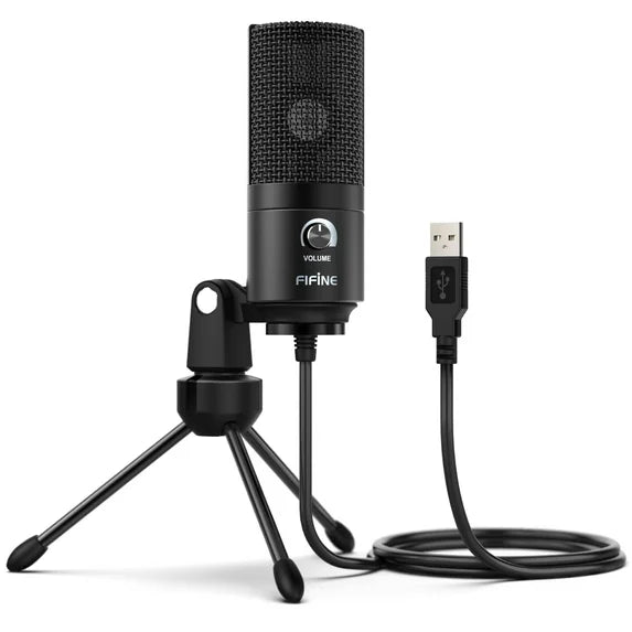 FIFINE K669B USB Microphone for PC, Laptop, PS5 Gaming, Metal Condense ...